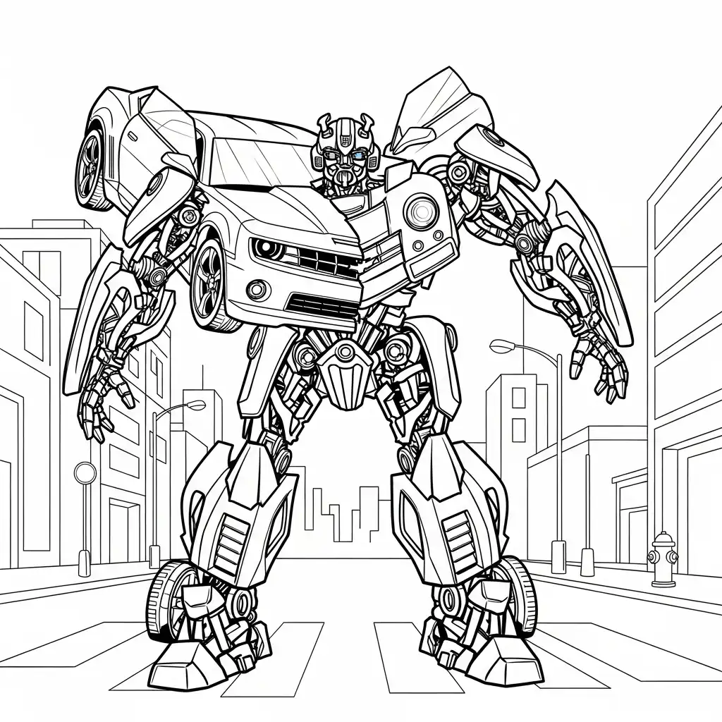 31 Transformers Para Colorear - Diseña Tus Héroes De Metal