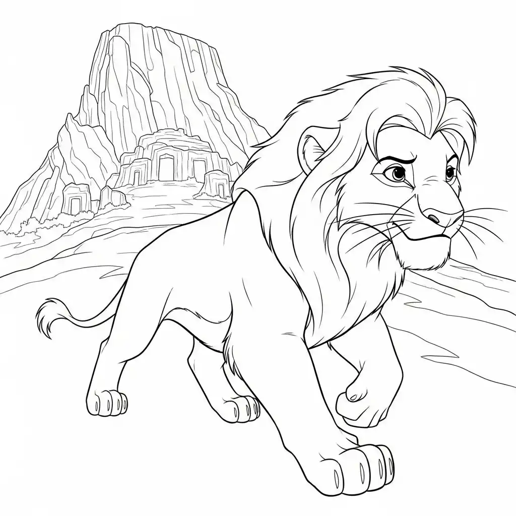 46 El Rey León Para Colorear - Rugidos De Arte En La Sabana