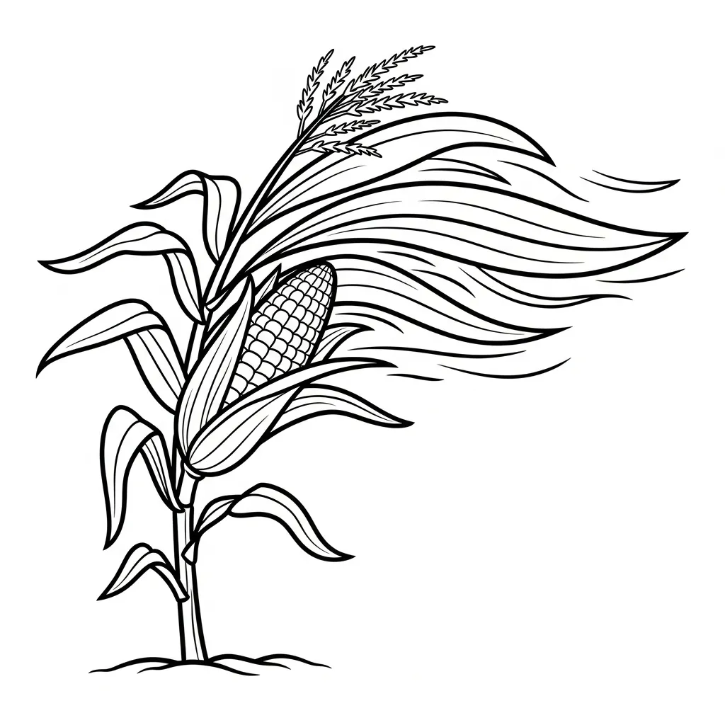 18 Maiz Para Colorear - Pinta Mazorcas Como Joyas Del Campo