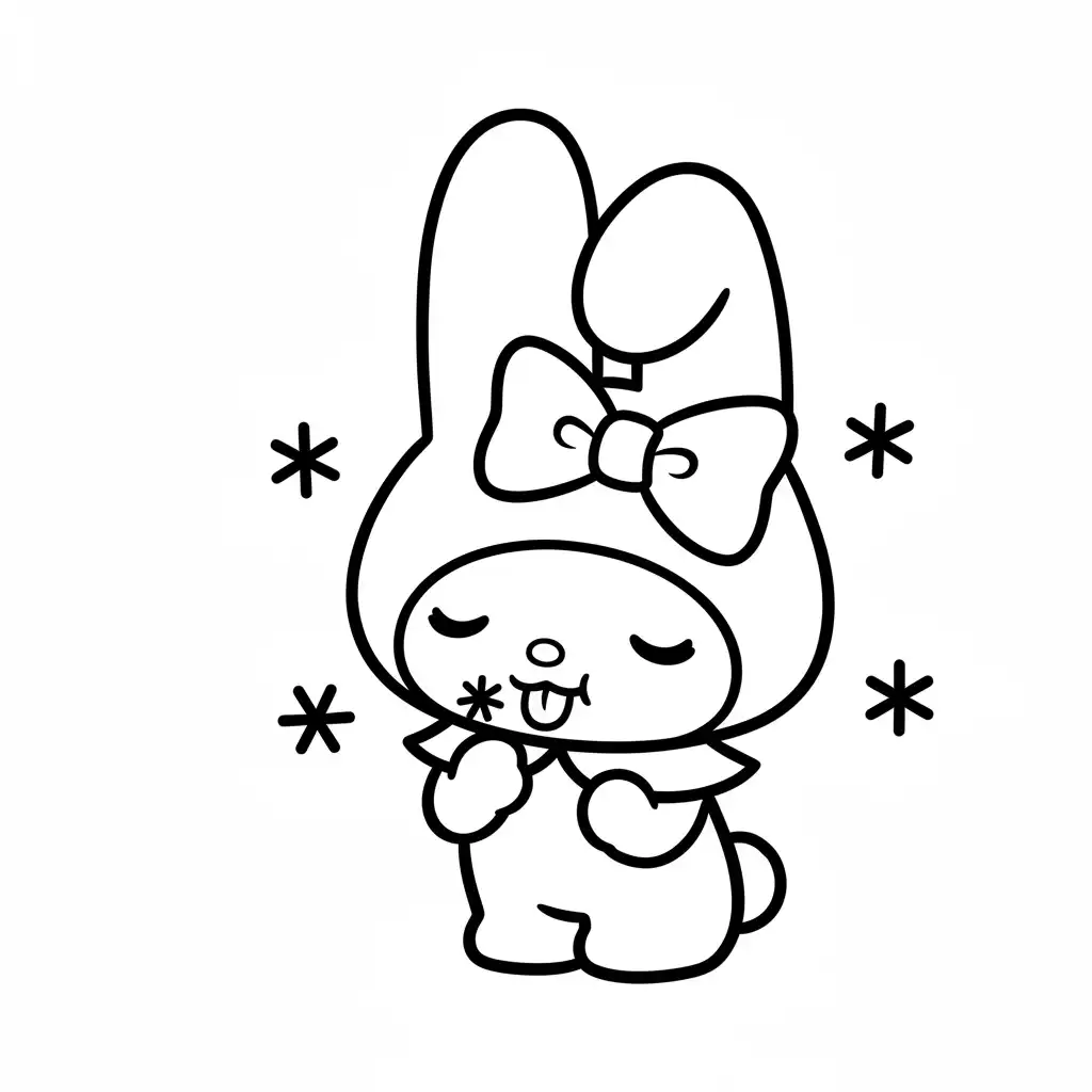 43 My Melody Para Colorear - Traza Dulzura Y Sueños Rosados