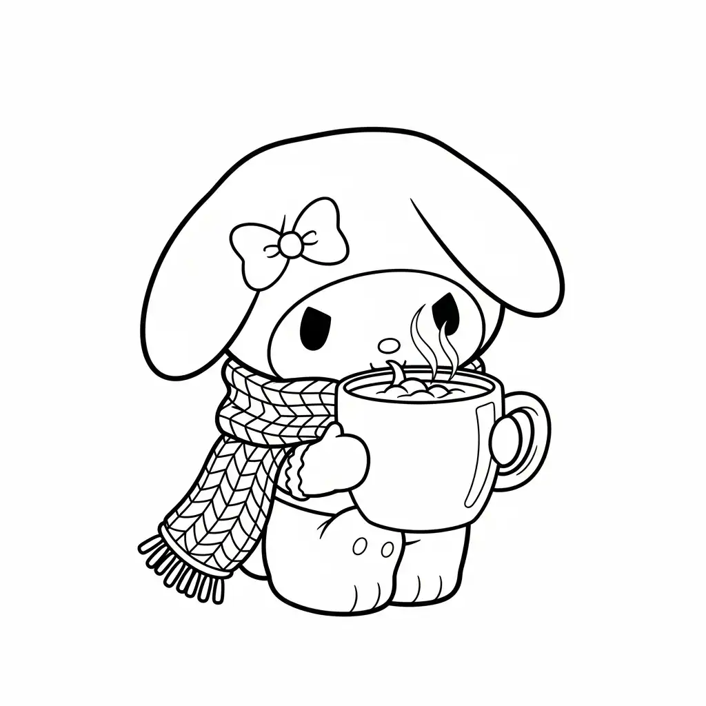 43 My Melody Para Colorear - Traza Dulzura Y Sueños Rosados