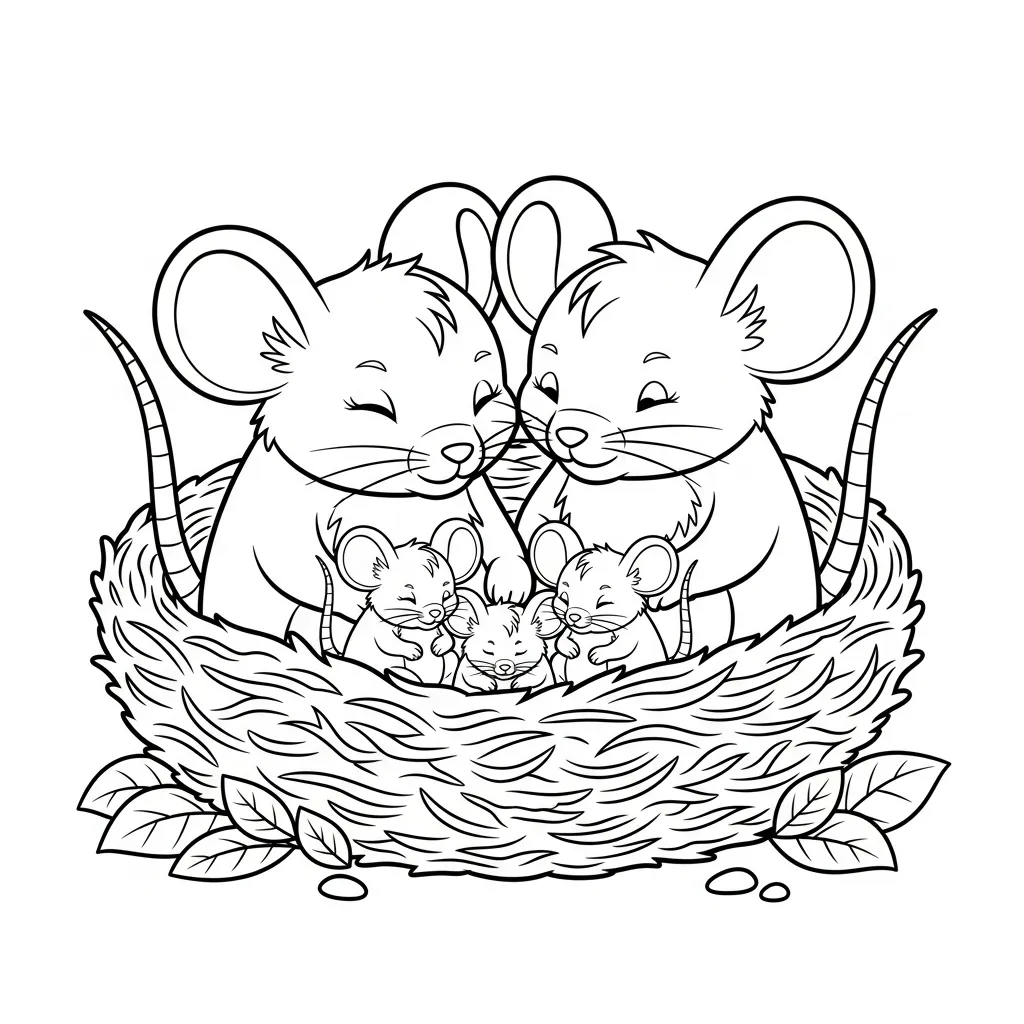 18 Ratón Para Colorear - Descubre Un Universo En Cada Trazo