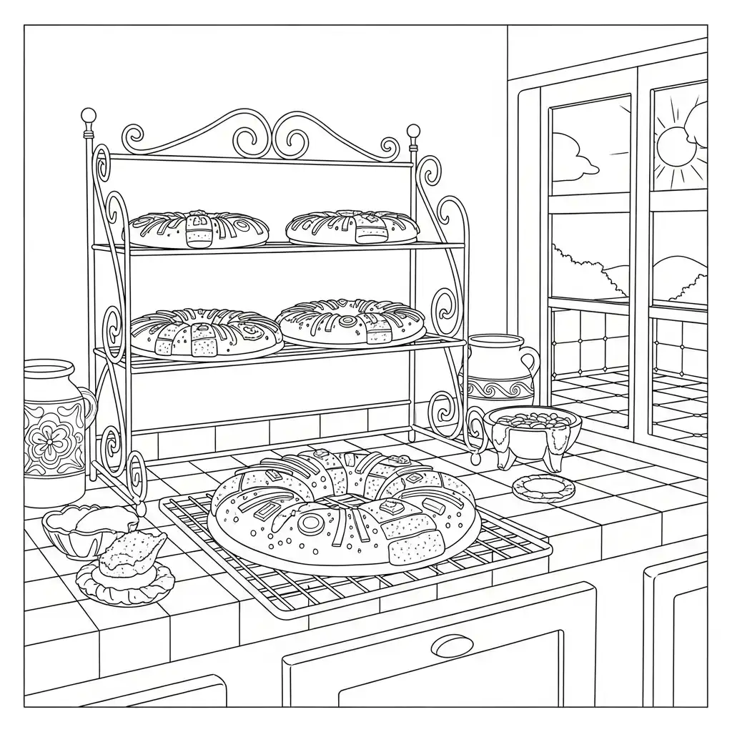 33 Rosca De Reyes Para Colorear - ¡Pinta Tu Corona De Sabor!