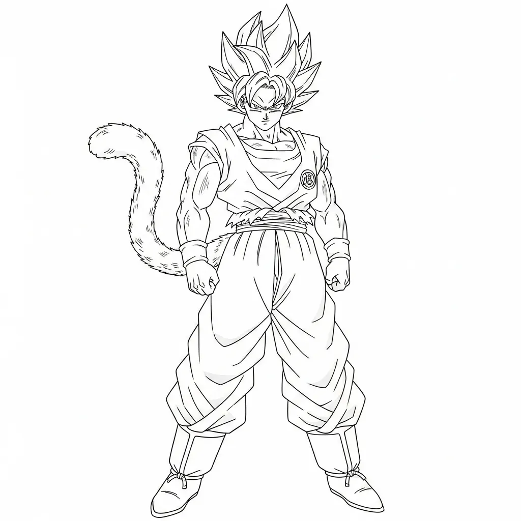 37 Goku Coloring Pages - Feel the Saiyan Power! ColorearM.com