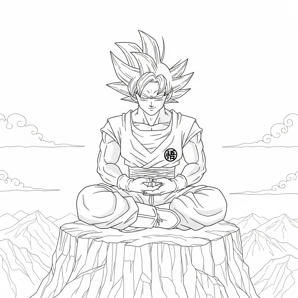 37 Goku Coloring Pages - Feel the Saiyan Power! ColorearM.com