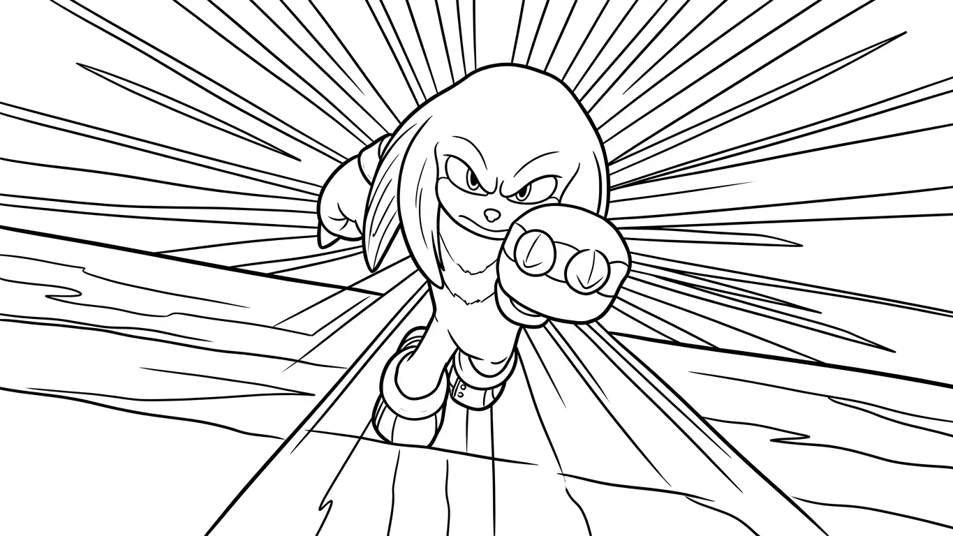 44 Sonic 3 Coloring Pages - Experience the Duel of Light and Shadow