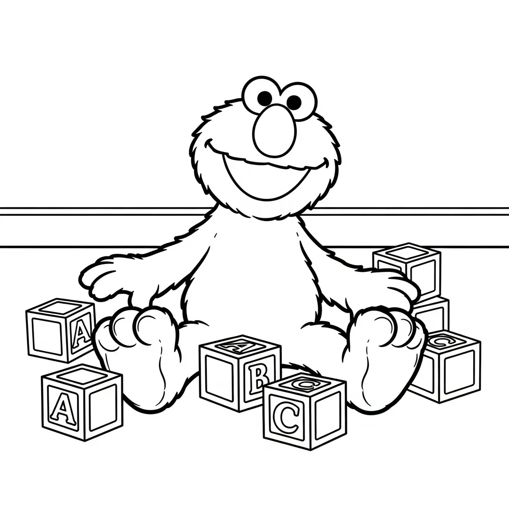 25 Elmo Para Colorear - Pinta Sonrisas En El Papel