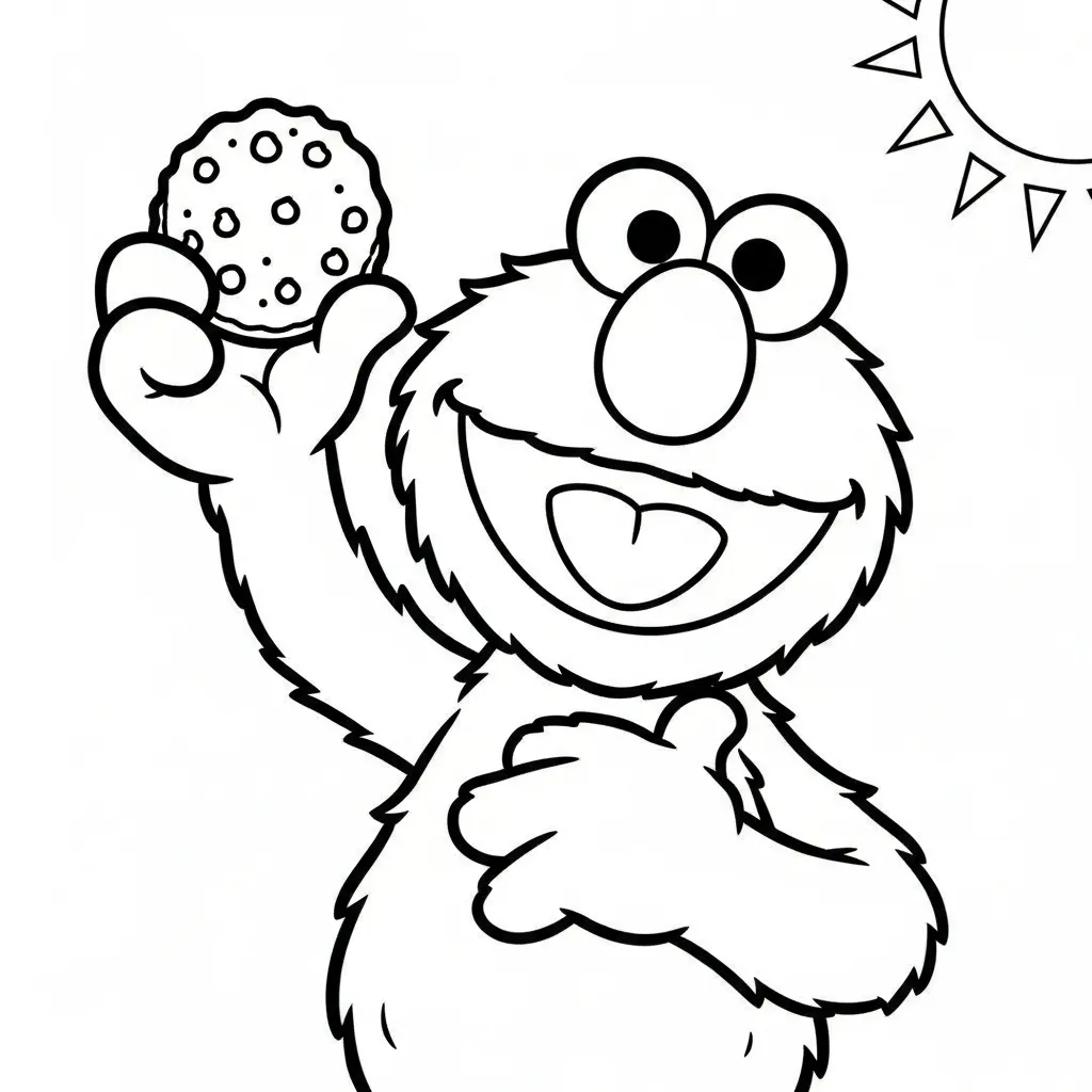 25 Elmo Desenho para colorir - Pinte sorrisos no papel