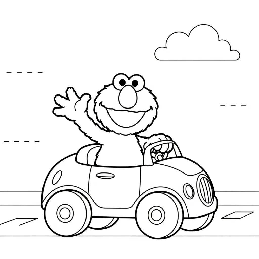 25 Elmo Coloring Page - Paint Smiles on Paper