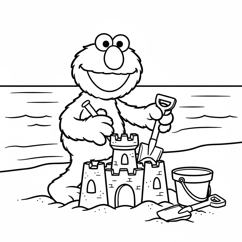 25 Elmo Para Colorear - Pinta Sonrisas En El Papel
