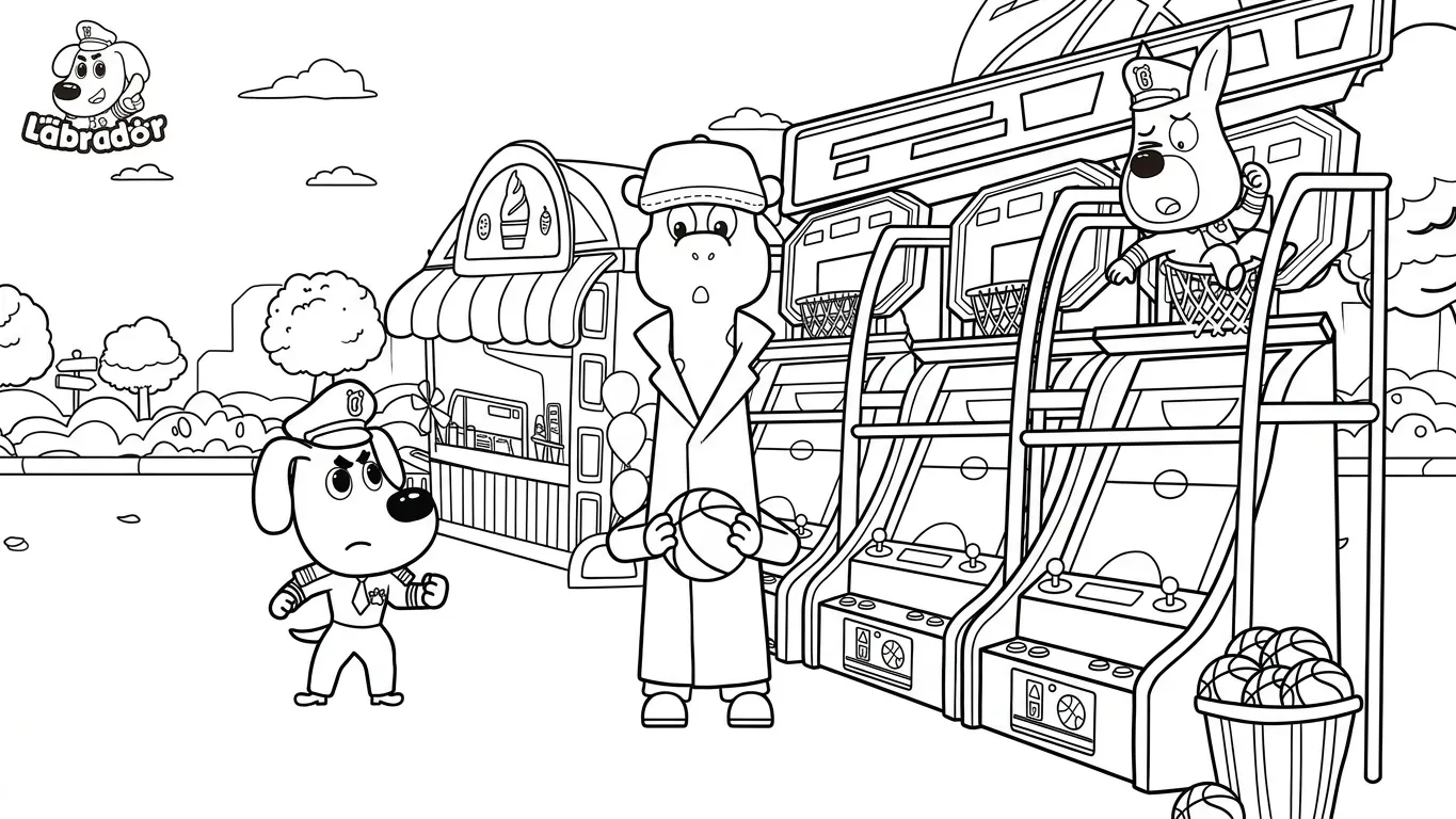 26 Sheriff Labrador Coloring Pages - Be the Drawing Hero!